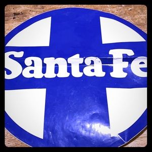 BNSF railroad | Accents | Vintage Santa Fe Decal Sticker | Poshmark